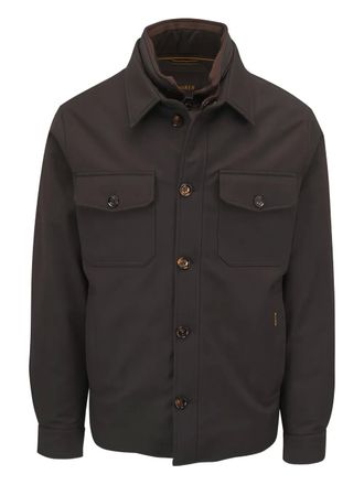 Moorer manteau Vido-SKT &agrave; capuche - Marron