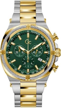 Gc Uhren - Quarz-Chronographenuhr Gc Ironclass - Gr. unisize - in Silber - für Damen