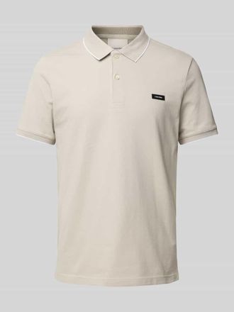 Calvin Klein Poloshirt mit Label-Detail