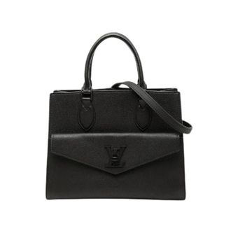 Louis Vuitton Pre-owned Lockme Grain Calf Leather 2way Bag - - Pre-owned - Damen - Schwarzk - ONE SIZE