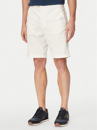 Aeronautica Aeronautica Militare Stoffshorts 261BE0278UCT04292 Wei&szlig; Regular Fit