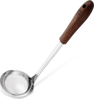 Stanley Rogers Schöpflöffel Black Walnut - Premium Küchenhelfer aus hochwertigem schwarzem Walnussholz und rostfreiem Edelstahl