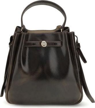 Tory Burch Sac seau Romy effet vieilli - Femme - Sacs - Brun - Taille: ONE Size