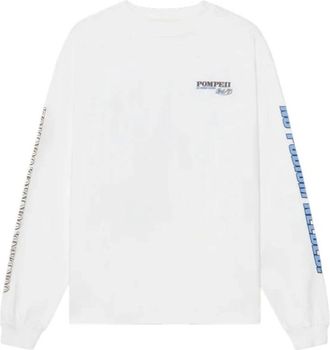 Pompeii Pompeii, Femme, Tops, Blanc, Taille: 38 FR Long Sleeve Hauts