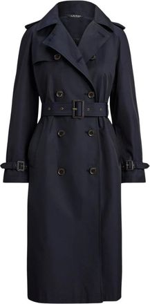 Ralph Lauren Femme, Manteaux, Bleu, Taille: 40 FR Manteau Doublé Croisé