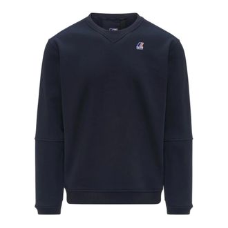 K-Way Nael Brushed PC - - Sweatshirts & Hoodies - Herren - Blau - S