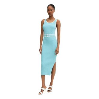 Karl Lagerfeld Logo-besticktes Kleid - - Dresses - Damen - Blau - L