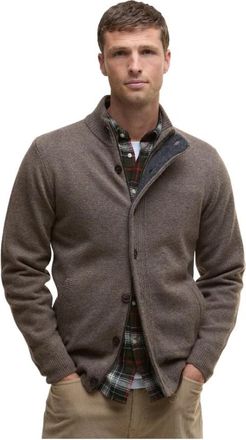 Barbour Essent Patch Zip Through Gestrickter Pullover - - Knitwear - Herren - Braun - L