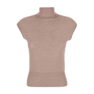 Rick Owens Kurzarm-Rollkragenpullover - - Knitwear - Damen - Rosa - S