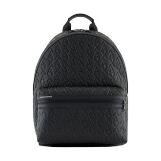 A|X Armani Exchange Homme, Sacs, Noir, Taille: ONE Size Sac &agrave; dos &Eacute;l&eacute;gant Aigle