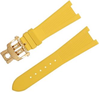 Generic Für Strap 5711/5712 Interface Armband Zubehör Fluorkautschuk Uhrenarmbänder Rose End Link