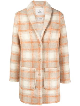 Woolrich manteau &agrave; carreaux - Tons neutres