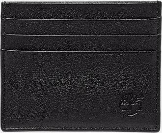 Timberland Kennebunk Kreditkartenetui aus Leder f&uuml;r Herren in Schwarz, Herren, Schwarz