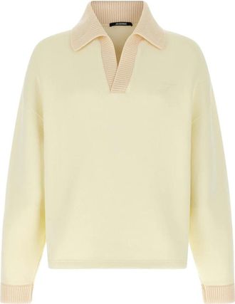 Jacquemus Punto Langarm-Poloshirt - - Sweatshirts & Hoodies - Herren - Beige - XS