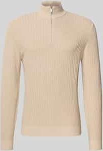 Christian Berg Strickpullover mit gerippten Abschlüssen