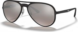 Ray-Ban Rb4320ch Chromance Sonnenbrillen Schwarz Fassung Silber Glas Polarisiert 58-16