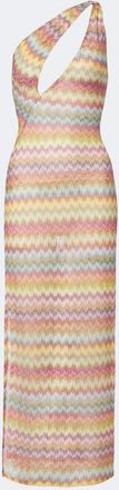 Missoni One-Shoulder-Maxikleid aus H&auml;kelstrick