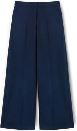 Motivi Femme, Pantalons, Bleu, Taille: 40 FR Pantalon Palazzo en Polyviscose