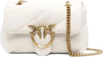 Pinko Pinko, Femme, Sacs, Blanc, Taille: ONE Size Love Mini Puff