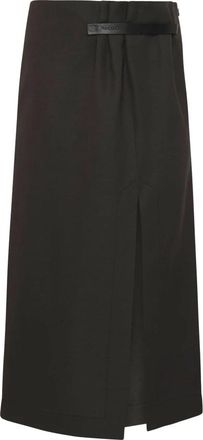 J.W.Anderson Femme, Jupes, Noir, Taille: 38 FR Gonna lunga spacco