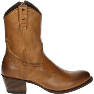Sendra Westlicher Lederstiefel Cognac Farbe - - Shoes - Damen - Braun - 37 EU