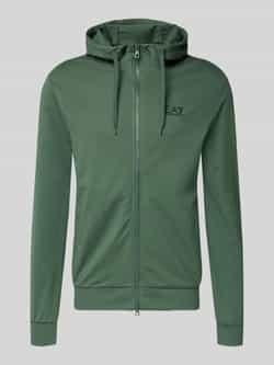 Emporio Armani Slim Fit Sweatjacke mit Kapuze