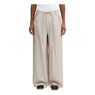 Yohji Yamamoto Femme, Pantalons, Beige, Taille: 38 FR W UT WL PNT Pantalons