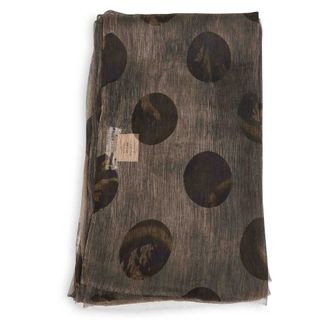 Uma Wang UMA Wang, Femme, Accessoires, Multicolore, Taille: ONE Size Foulard en soie &agrave; pois graphiques