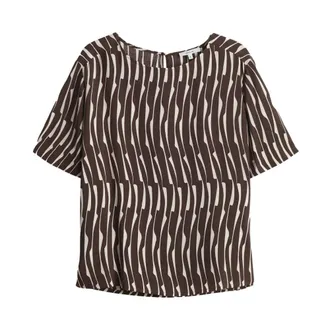 OPUS Ferona Bamboo Top - - Blouses & Shirts - Damen - Braun - L