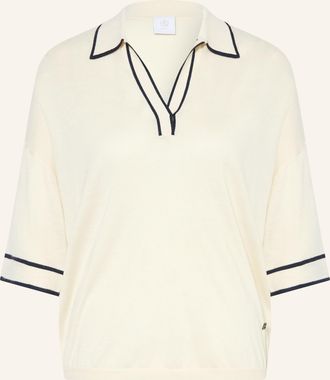 Bogner Strick-Poloshirt Paris Aus Seide weiss