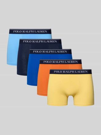 Ralph Lauren Skinny Fit Trunks aus Baumwoll-Mix im 5er Pack