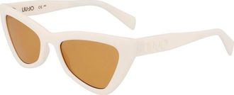 Liu Jo Femme, Accessoires, Blanc, Taille: ONE Size Lj799S-104 Lunettes de soleil