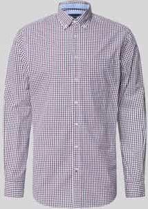 Christian Berg Regular Fit Freizeithemd mit Button-Down-Kragen