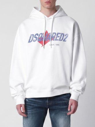 Dsquared2 Sweatshirt Homme couleur Blanc