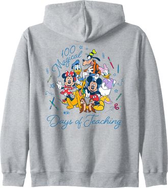 Disney 100 Magical Days of Teaching 100th Day School Teacher Kapuzenjacke