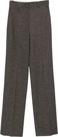 Max Mara Pantalon Edicola - Femme - Pantalons - Brun - Taille: 40 FR