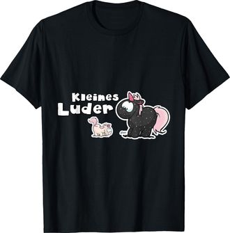Nici T-Shirt Einhorn Kleines Luder design by NICI T-Shirt, Herren, Schwarz, L