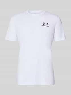 Under Armour Regular Fit Sport-T-Shirt aus Baumwoll-Mix