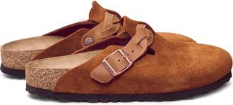 Birkenstock Sabots Boston Braided Chaussant Etroit BIRKENSTOCK