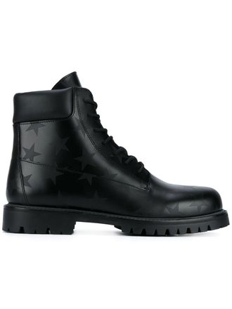 Valentino Garavani Valentino Garavani Wanderstiefel mit Sternen - Schwarz