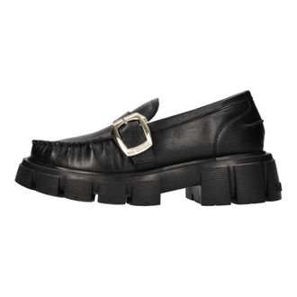 Love Moschino Leather Loafers - - Shoes - Damen - Schwarzk - 38 EU