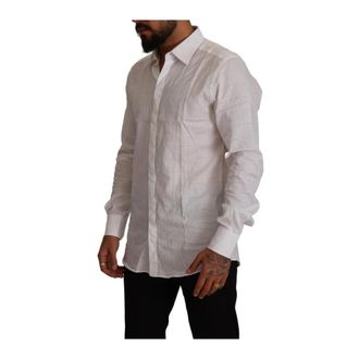 Dolce & Gabbana Tsh7667 Chemise - Homme - Chemises - Blanc - Taille: S