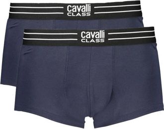 Cavalli Blaue Baumwollunterw&auml;sche - - Underwear - Herren - Blau - XL