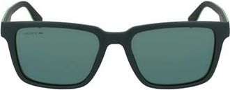 Lacoste Lunettes de Soleil L6032S 301 MATTE GREEN 54/18/145 Homme