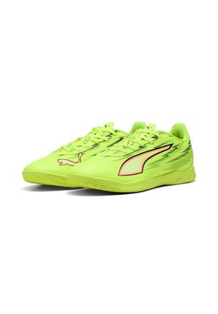 Puma Unisex Ultra 6 Play IT Fu&szlig;ballschuh, Yellow Alert Black-Glowing Red-Lime Squeeze, 47 EU, Yellow Alert PUMA Schwarz Leuchtend rot Lime Squeeze, 48.5 EU