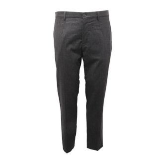 Dolce & Gabbana Wollmischung Hose Made in Italy - - Trousers - Herren - Schwarzk - M