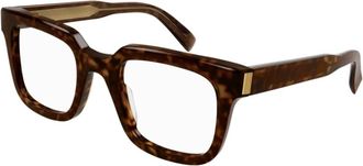 Dunhill unisex, Accessoires, Brun, Taille: 51 MM Optical Frame