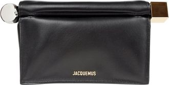 Jacquemus Clutches - Structured Top Handle Bag - Gr. unisize - in Schwarz - für Damen