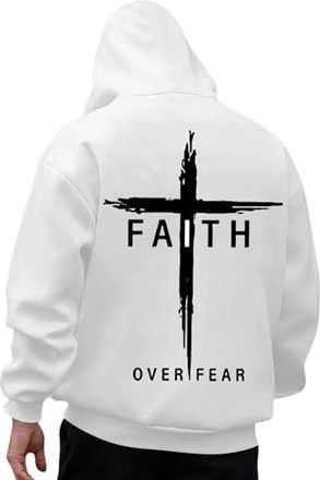 Generic Sweat a Capuche Homme Hooded Sweatshirt Sweatshirt &agrave; Capuche Homme Longue Manche Pullover D&eacute;contract&eacute; avec Design Imprim&eacute; pour Le Port Quotidien et Ac