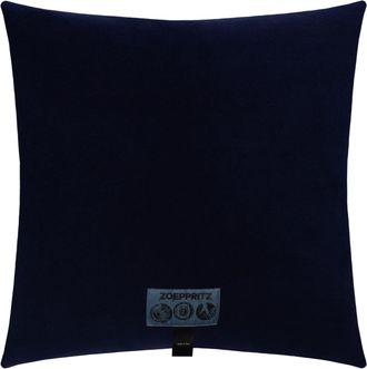 Zoeppritz Zoeppritz Soft-Fleece-Kissenbezug mit unverwechselbarem Cashmere Handfeel, Farbe: 595 Dark Marina, pflegeleicht, Allergiker geeignet, Maße: 40 x 40 cm